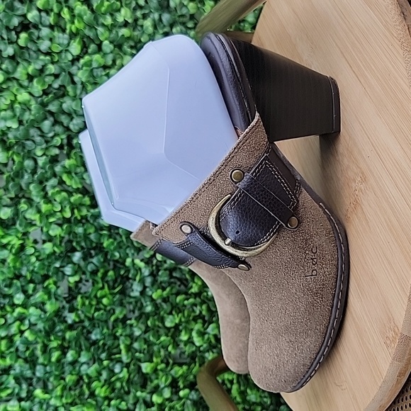 Born | Shoes | Born Boc Womens Suzi Suede Leather Mule Clogs Taupebrown ...